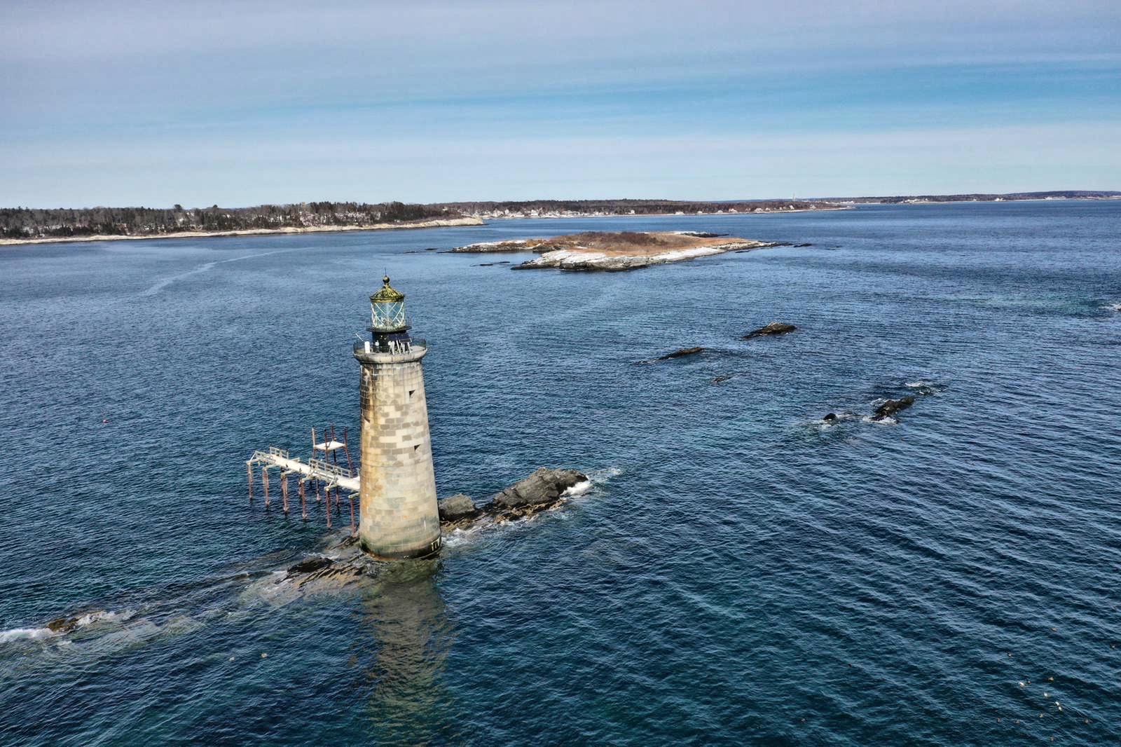 Ram Island Ledge Lighthouse // 1905 – Buildings of New England