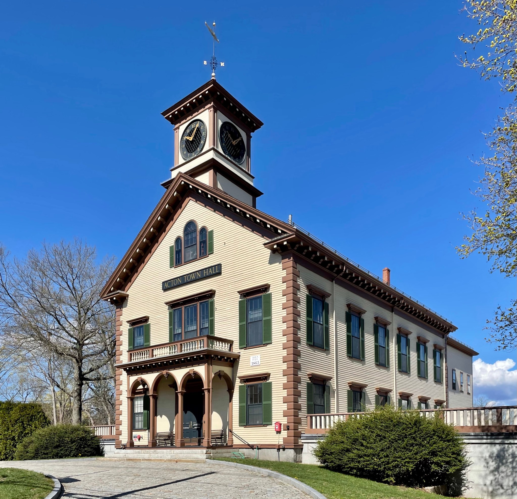 Acton Town Hall // 1863 – Buildings of New England