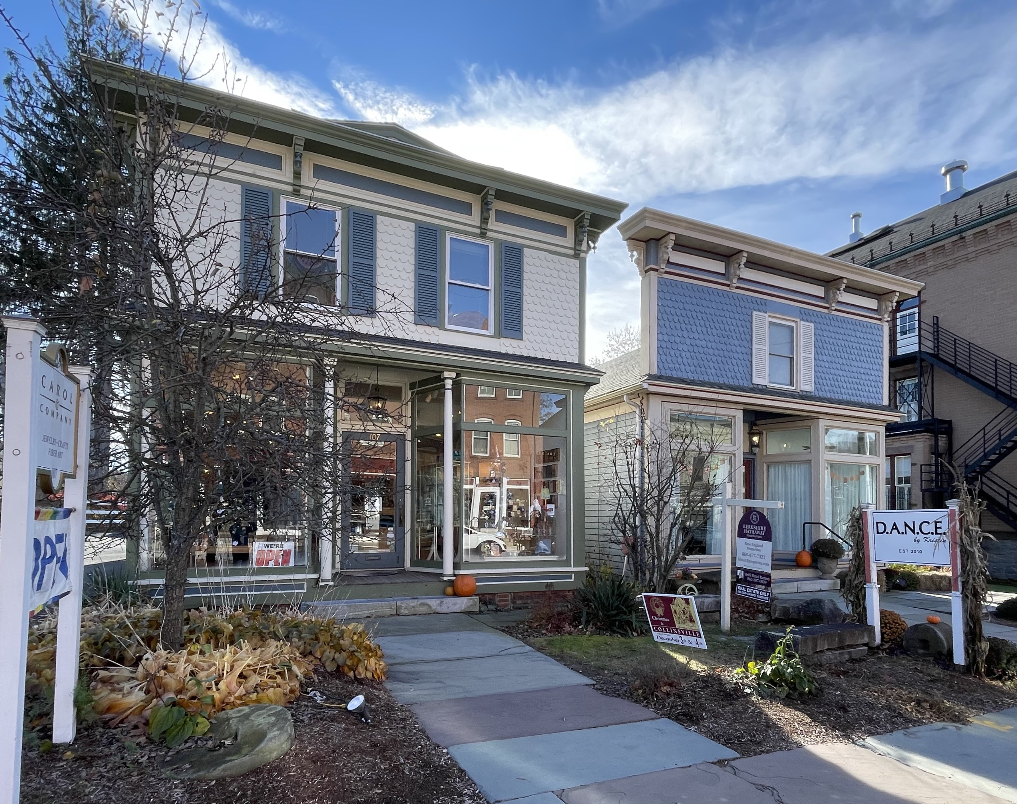 Collinsville Stores // c.1880 – Buildings of New England