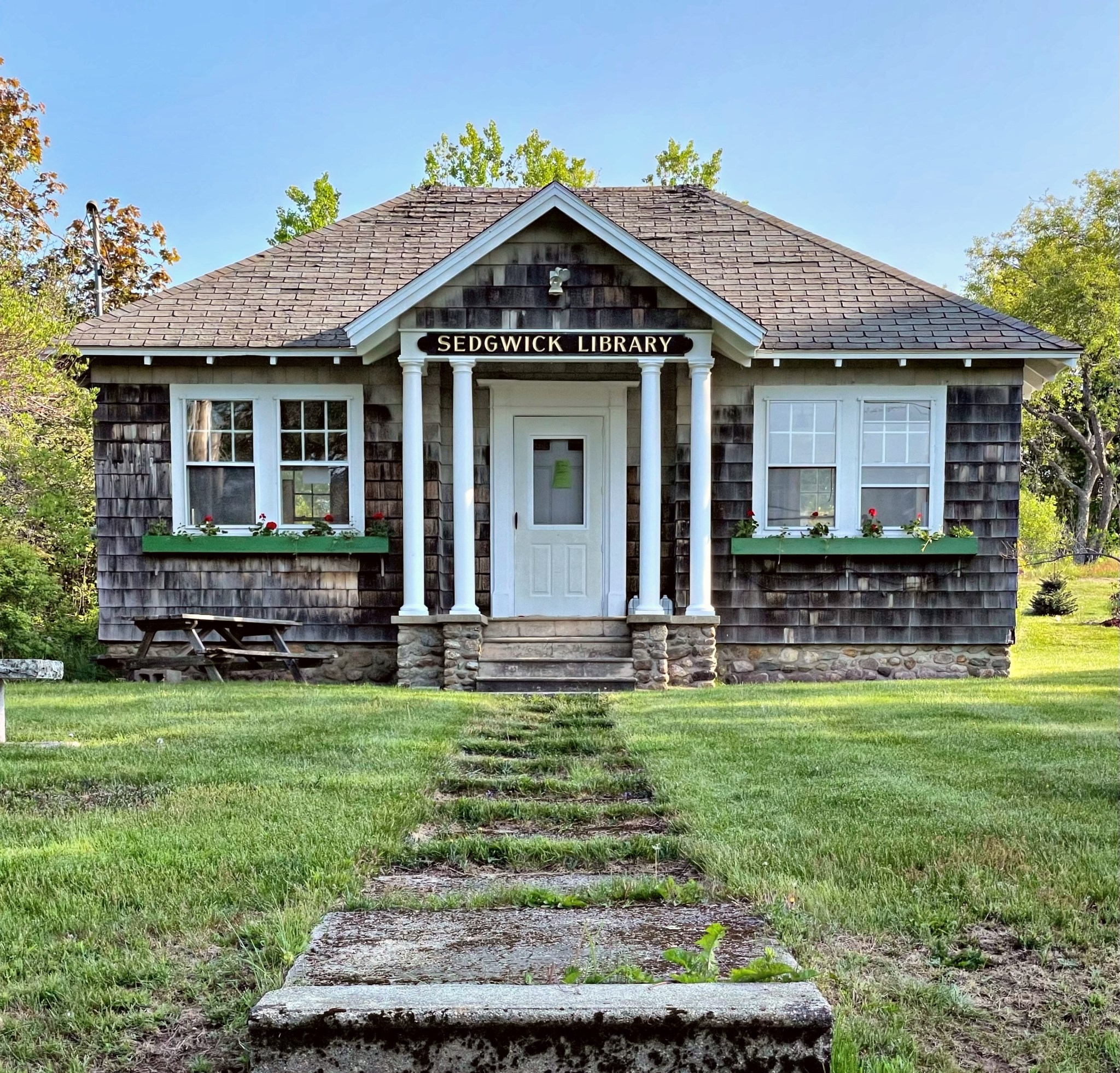 Sedgwick Public Library // c.1915 – Buildings of New England