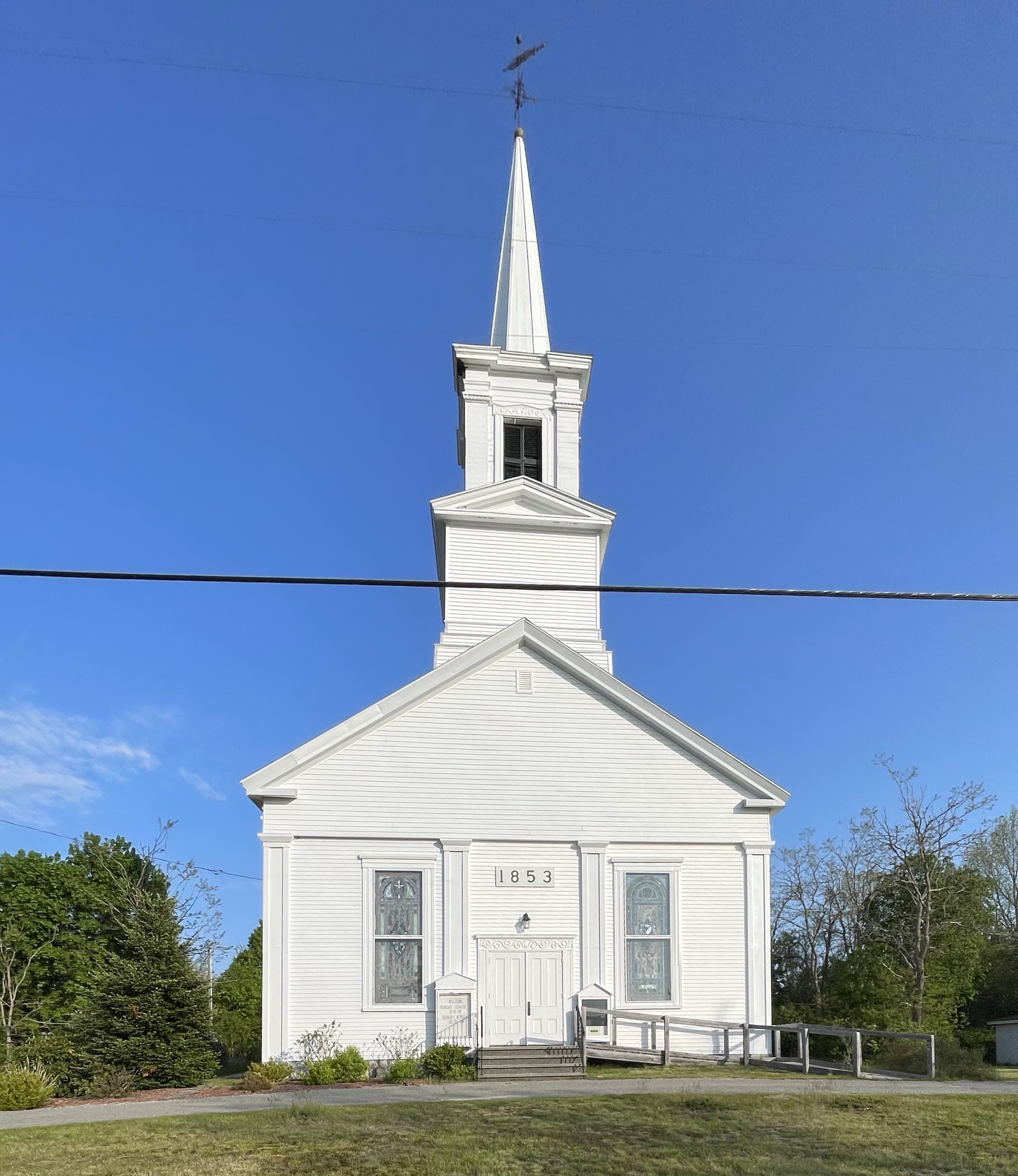 First Baptist Church of Brooklin // 1853 – Buildings of New England