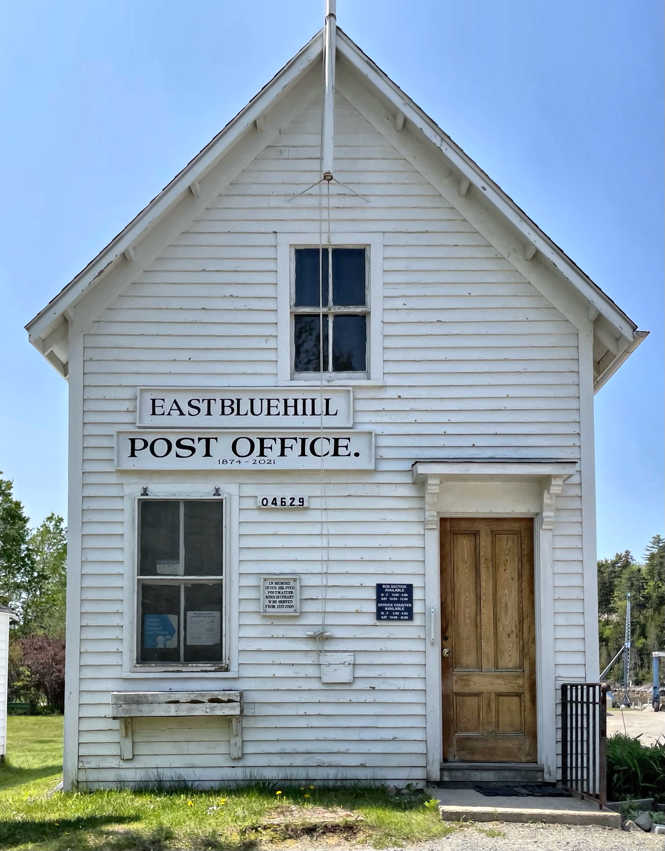 East Blue Hill Post Office // c.1884 – Buildings of New England