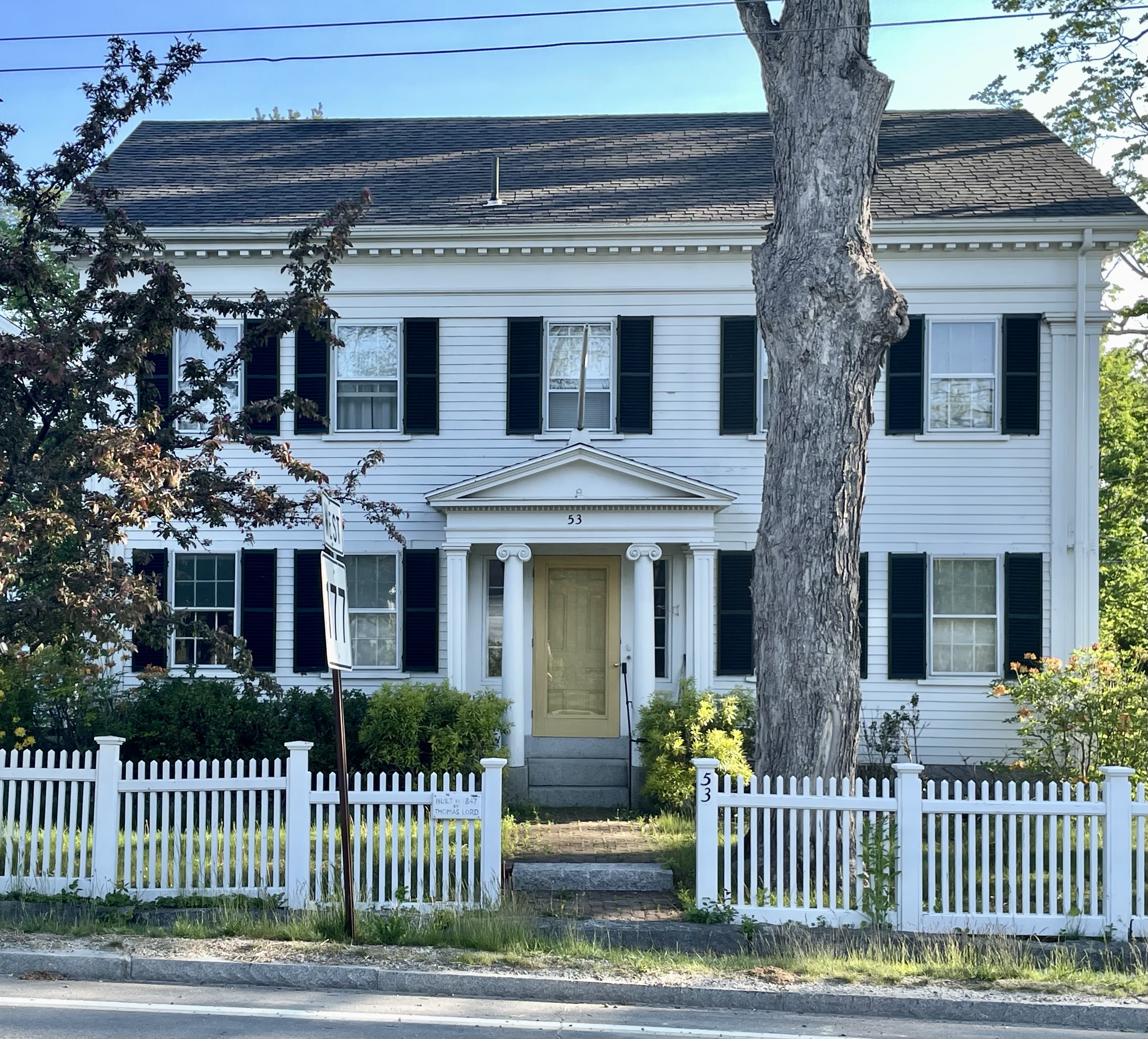 Thomas Lord House // 1847 – Buildings of New England