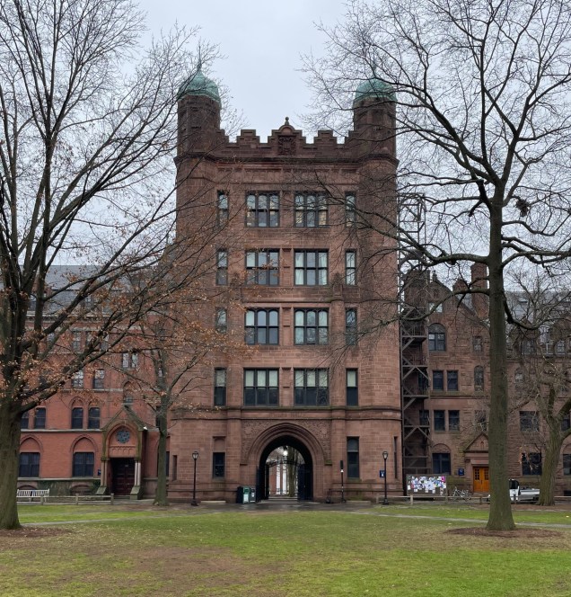 Yale University – Phelps Hall and Gate // 1896 – Buildings of New England