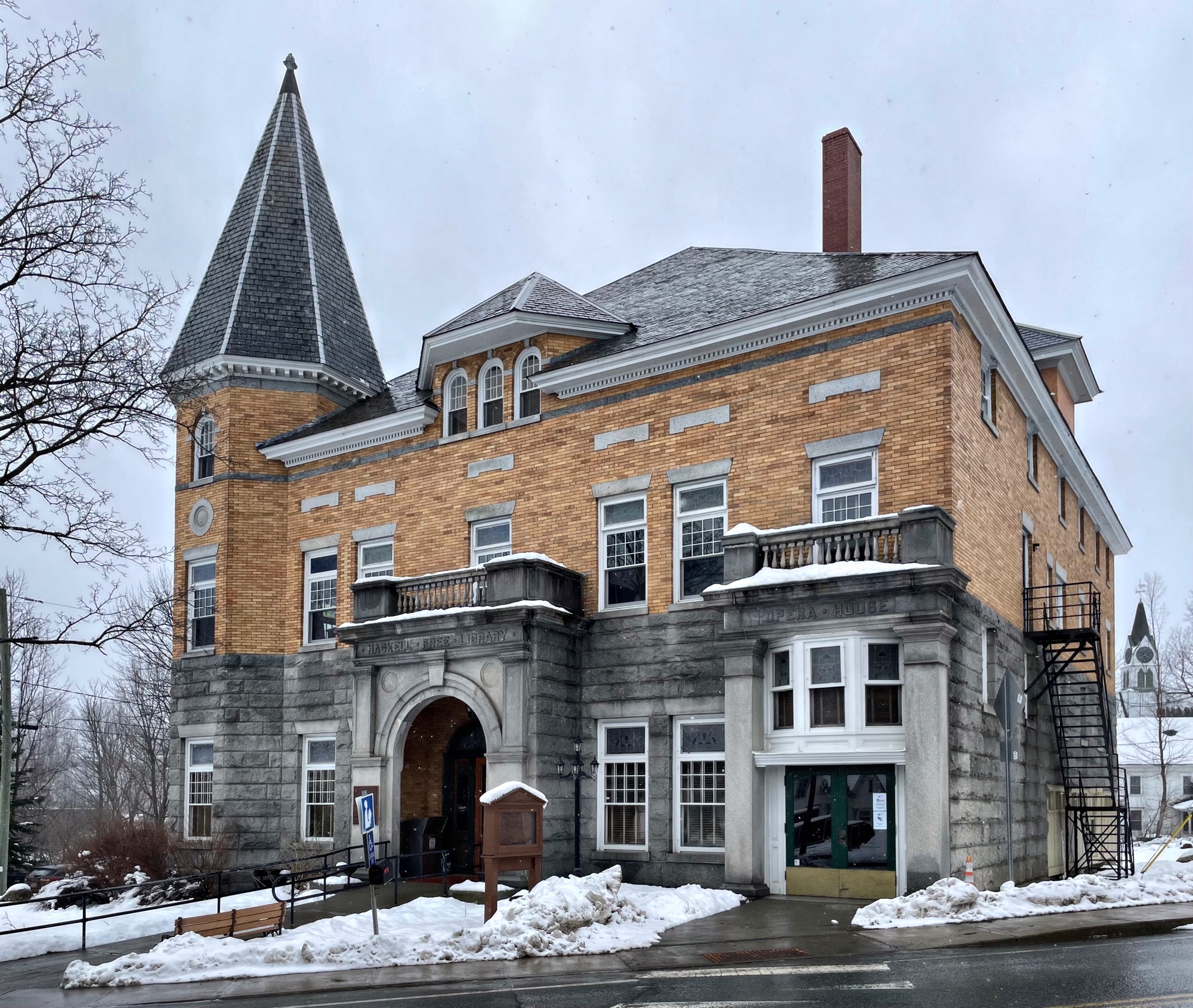 Haskell Free Library and Opera House // 1901 – Buildings of New England