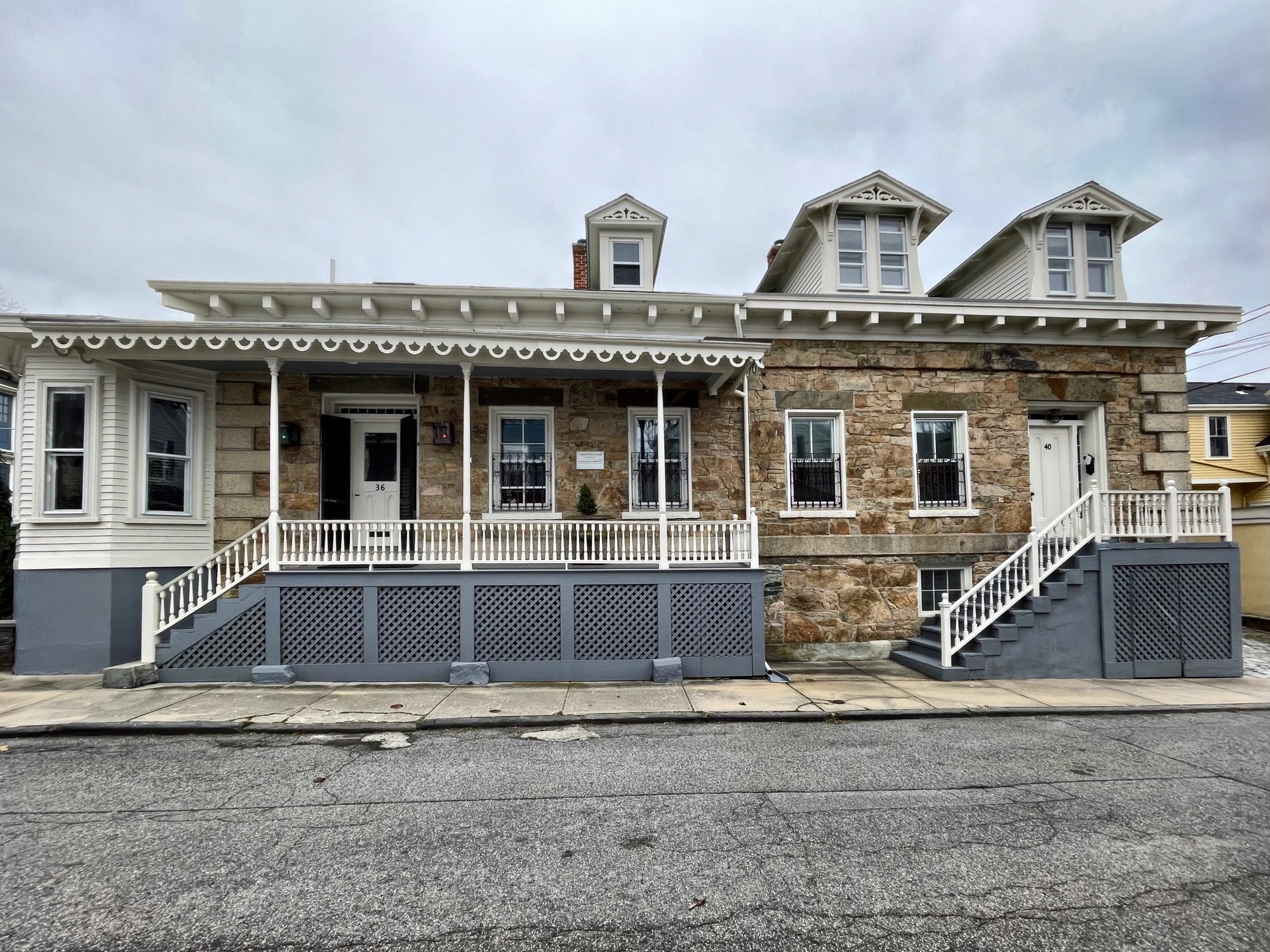 Winthrop-Eckley Double House // c.1855 – Buildings of New England