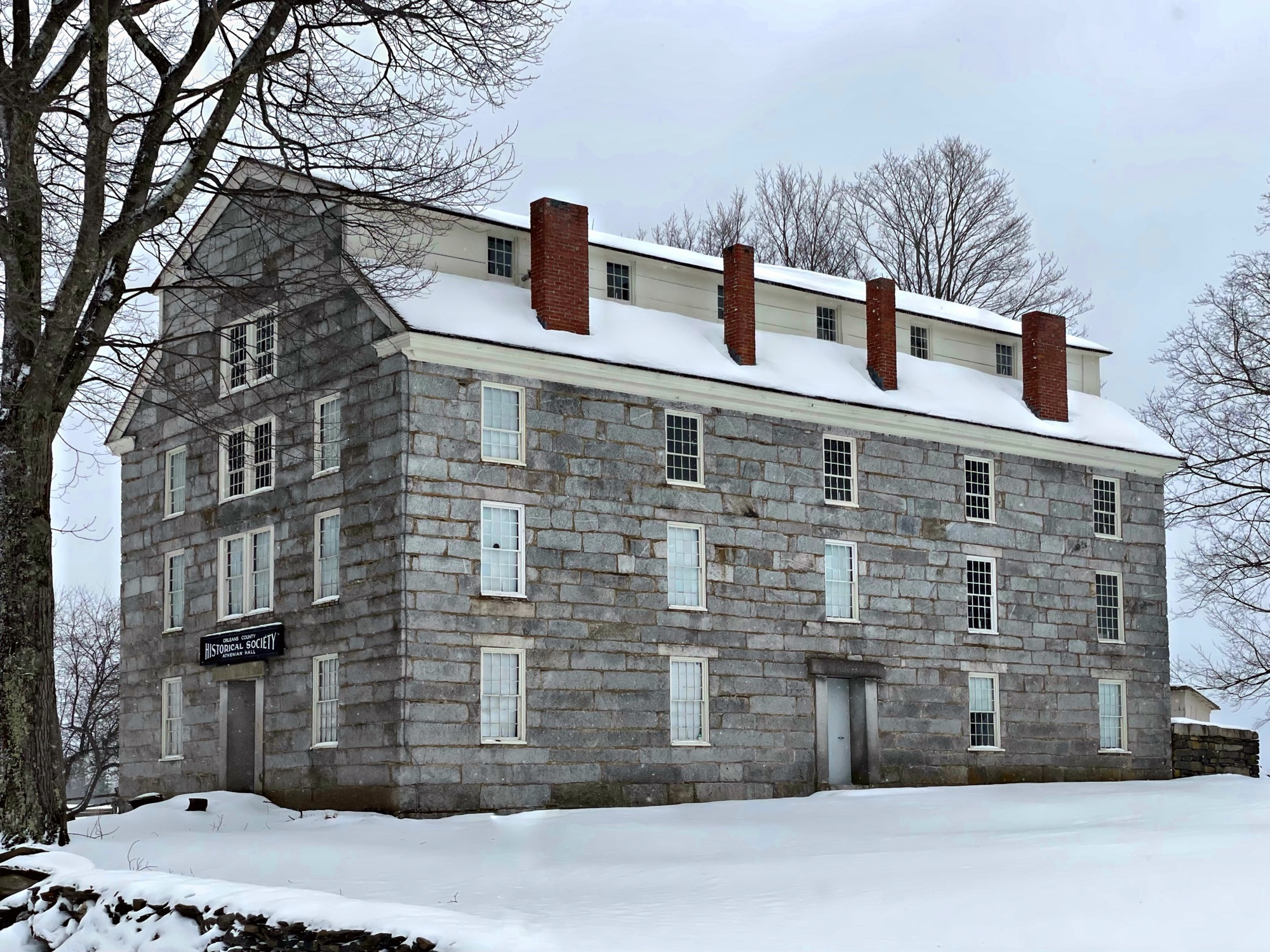 Athenian Hall – Old Stone House // 1836 – Buildings of New England