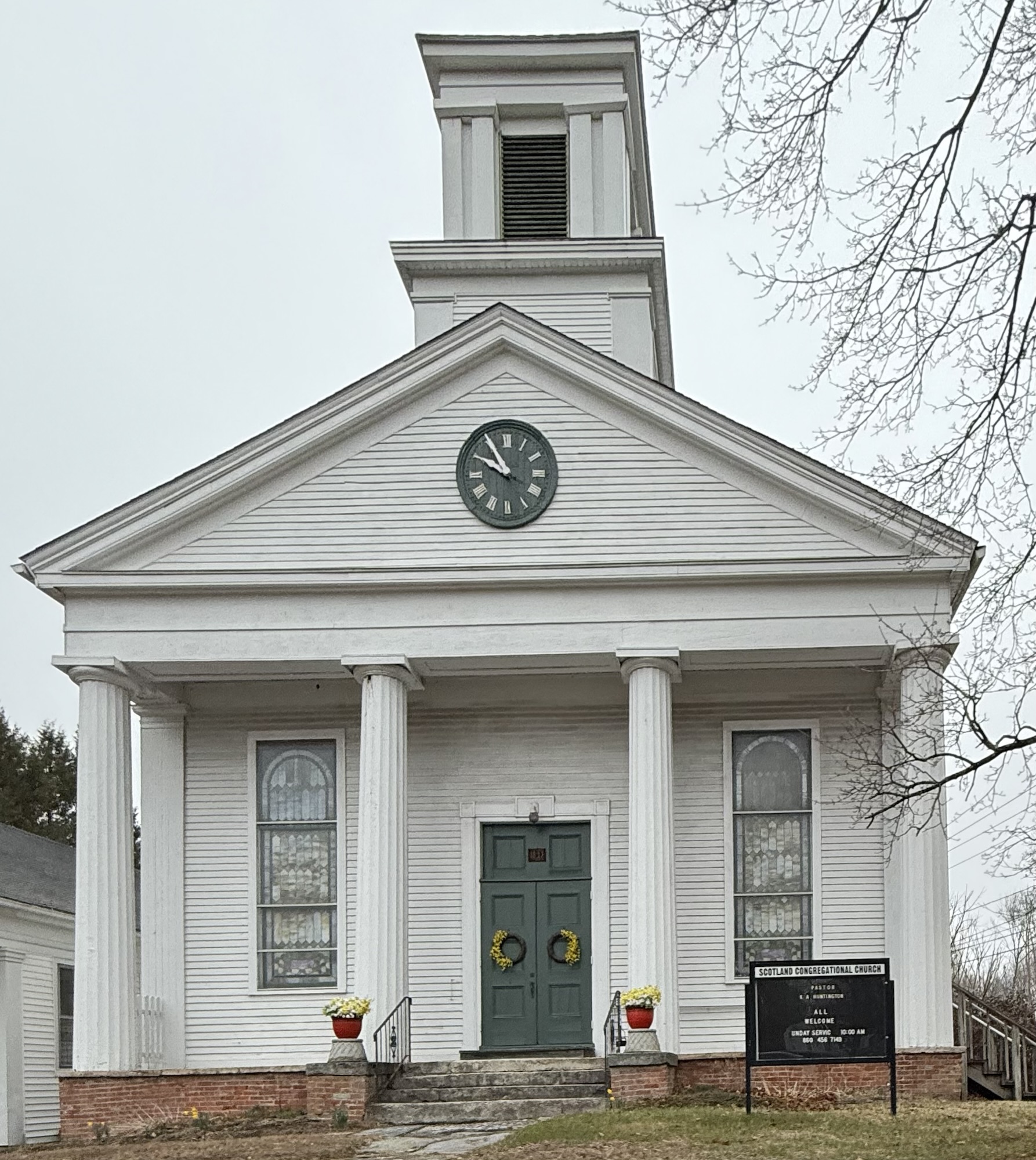 Scotland Congregational Church // 1842 – Buildings of New England